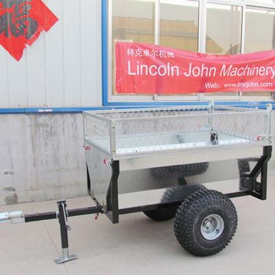 Cina Multifunctional Wooden ATV Trailer Tractor Trailer Bulk Log Farm Log Atv Timber Trailer Quadruple Small Trailer in vendita
