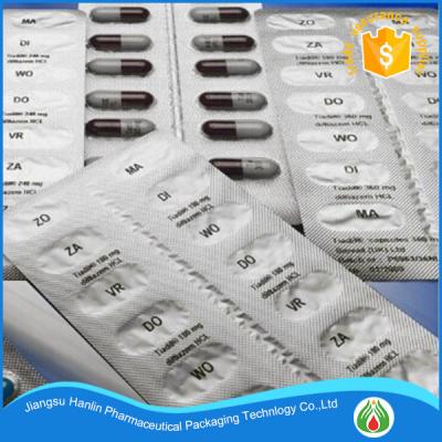 China Custom printed pharmaceutical grade aluminum foil rolls for pill blister packs for sale