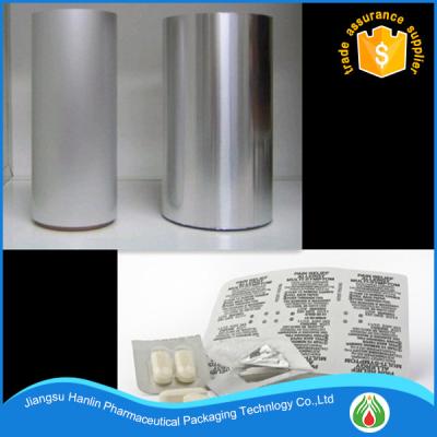 China Pharmaceutical packing tablets and capsules with alloy 8011 H18 pharmaceutical printed blister alu foil for sale