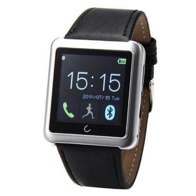 Cina Cinturino di orologio astuto del cuoio del telefono dell'orologio di U10 Wifi per l'androide dell'IOS in vendita