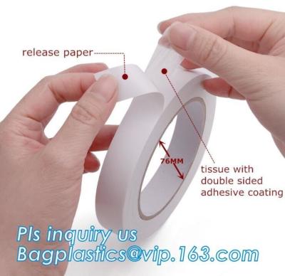 China Factory direct sale cheap industrial strong double sided tape with carrier tissue or foam or pet or bopp bagease bagplas for sale