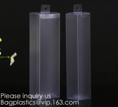 China pvc box Clear PVC box with foil stamping  Alternatives to acrylic box pvc box Clear PVC box & offset printing  Alternati for sale