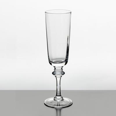 Chine Verre soufflé clair Champagne Glasses Vintage Lead Free 7.5oz de main de l'ondulation 215ml à vendre