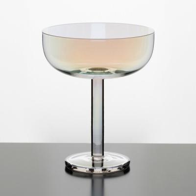 Κίνα 285ml ιριδίζον βαρύ Martini βάσεων γυαλί 10 oz γυαλιά CHAMPAGNE Coupe ουράνιων τόξων προς πώληση