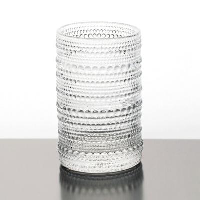 Chine Haute les verres à boire de caboche de relief par boule perlée dégagent 12 onces 342ml sans plomb à vendre