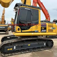 Quality hydraulic stability 20ton heavy machine crawler excavator used excavator komatsu pc200 for sale