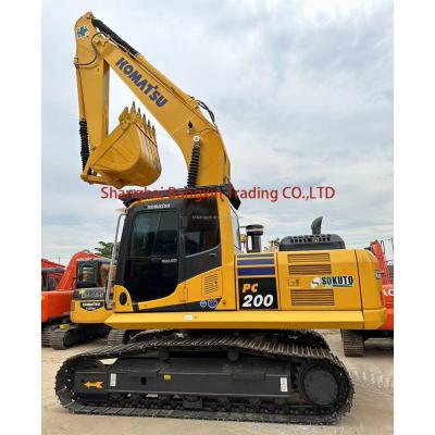 China 90% Komatsu PC200-8 Excavadora com todas as funções Sistema normal e elétrico à venda