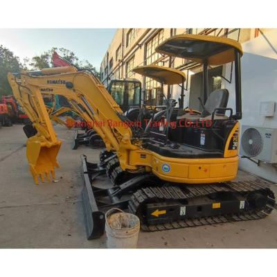 China 3000 kg de peso mini escavadeira usada Komatsu PC30 EPA/CE certificado para construção à venda