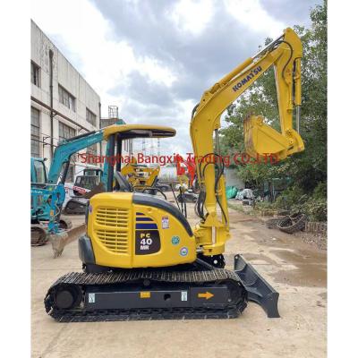 China Mini Escavação Komatsu PC40MR Original Japão Hidráulica Backhoe Crawler Digger Usado à venda