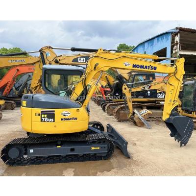 Китай 2020 год Использованный мини экскаватор Komatsu PC78US оригинальный гидравлический насос EPA/CE сертифицированный продается