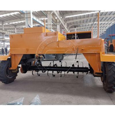 중국 2500KG 무게 도시 폐기물에서 비료 발효 기계 이동 유형 비료 터너 판매용