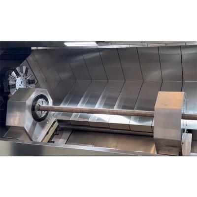 China Tornos Dobles Torno Fresadora CNC Doble Husillo Procesamiento de Piezas Largas y Tubos Largos en venta