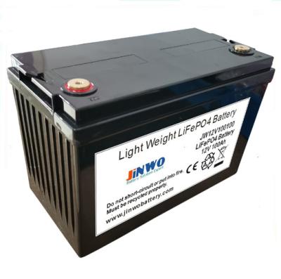 Китай Батарея фосфорнокислого железа лития LiFePO4 12V 100Ah, облегченные батарея LiFePO4 для RV, солнечный, морской, и -решетки продается