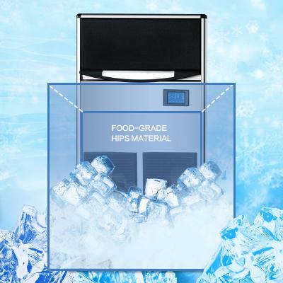 中国 100KG Cube Ice Making Machine For Supermarket Air Cooling 販売のため