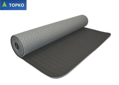 Cina Bi - colori la stuoia dell'interno di esercizio di yoga di alta elasticità, la stuoia su due lati 6mm di yoga in vendita