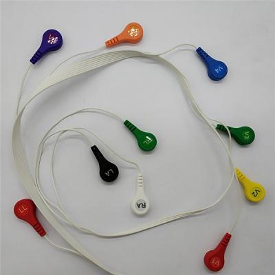 중국 황급한 한 조각 ECG 케이블로 증명서를 주는 Mortara 10 지도 ECG 케이블, AHA 판매용