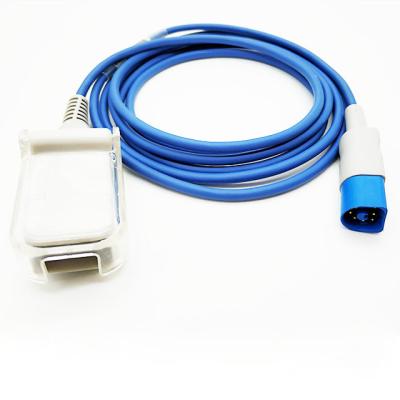 중국 HP 8 Pin TPU 파란 SPO2 연장 케이블 착용 - 저항하는 Oem/Odm Availible 판매용