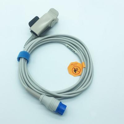 중국 성숙한 손가락 클립 맥박 산소 농도체 Spo2 감지기 3 미터 케이블 Biolight TPU 물자 판매용