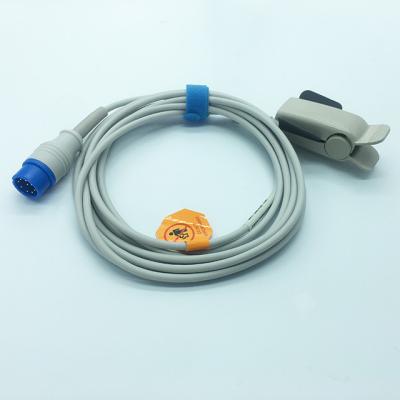 중국 성숙한 손가락 클립 맥박 산소 농도체 Spo2 감지기 3 미터 케이블 Biolight TPU 물자 판매용