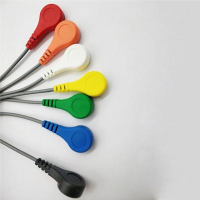 중국 DMS 7 지도 Holter ECG 케이블 HDMI 연결관 125cm 길이 회색 케이블 색깔 판매용