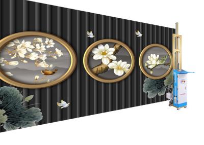 Chine taille murale de filet de la machine 2000mm impression de 2880dpi 3d avec le dessin automatique à vendre