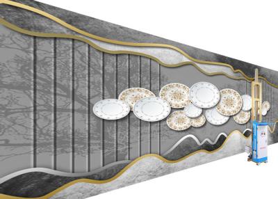 Chine 62kg imprimante ultrasonique ZKMC de mur de robot de décoration des capteurs 3D à vendre