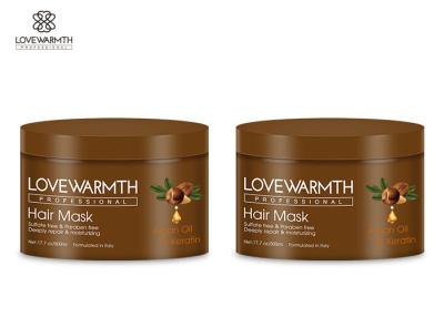 중국 Paraben 자유로운 Argan 기름 머리 가면, 깊이 수선 각질 수선 머리 가면 판매용