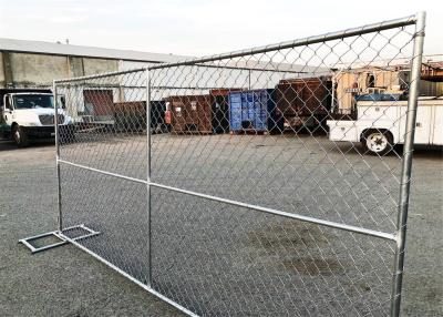 Κίνα Metal Steel 3.2mm Site Security Fencing Construction Galvanized Chain Link Movable προς πώληση