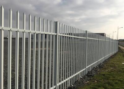 Chine Hot Dipped Galvanized Steel Palisade Security Fencing 2.4m High à vendre