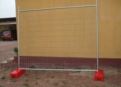 Κίνα 200g/M2 ντυμένη ψευδάργυρος περίφραξη χάλυβα W2.4m προσωρινή για την ασφάλεια εργοτάξιων οικοδομής προς πώληση