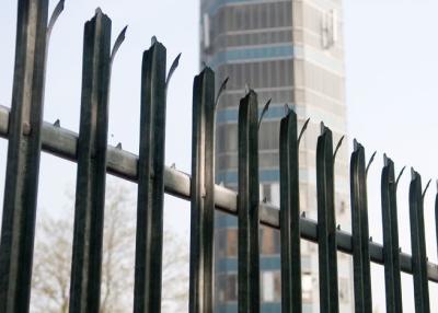 Κίνα Μαύρα 1,2 χάλυβα CE μέτρα περίφραξης περιφραγμάτων με δειγμένη την τριπλάσιο κορυφή προς πώληση