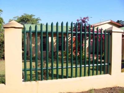 Chine Haute barrière de sécurité en acier galvanisée de 3.6m Panels Rounded Top à vendre