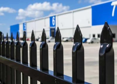 Chine Adjustable Modular Wrought Cast Iron Fencing Powder Coated à vendre