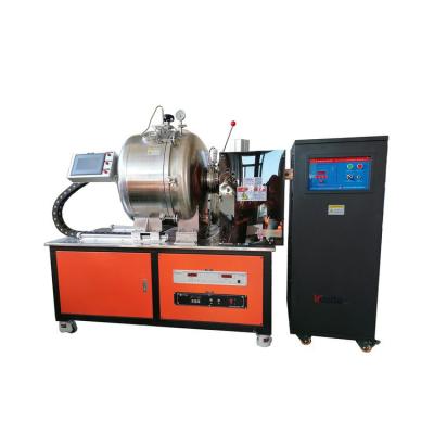 Cina 3-5 kg forno elettrico a induzione a vuoto laboratorio 2400C orizzontale in vendita