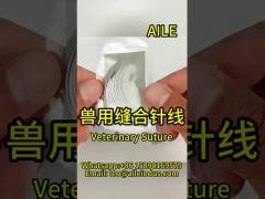 Acide polyglycolique PGA Sutures chirurgicales 910 Soie vicieuse Catgut chromé Nylon Suture chirurgicale