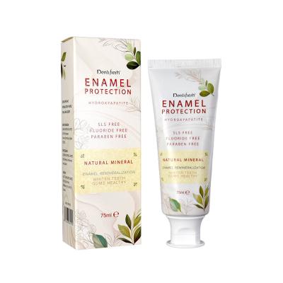 China Dentifresco 75 ml de pasta de dentes - Hydroxyapatite SLS - livre de flúor livre com mineral natural para remineralização do esmalte à venda