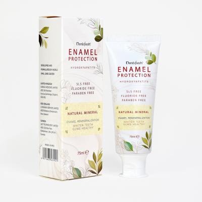 China Dentifresco 75 ml de pasta de dentes - Hydroxyapatite SLS - livre de flúor livre com mineral natural para remineralização do esmalte à venda