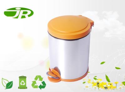 Cina Bidone della spazzatura a pedale variopinto del recipiente con giallo del pedale per la toilette in vendita