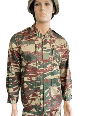 Ripstop / Twill Fabric French Military Uniform In Lizard Camo F2 Style