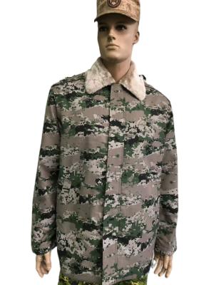 Winter Polyester / Cotton Camouflage Military Jacket For Saudi Army