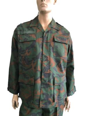 Woodland Camo Functional BDU Military Uniform For Combat And Outdoor Activities