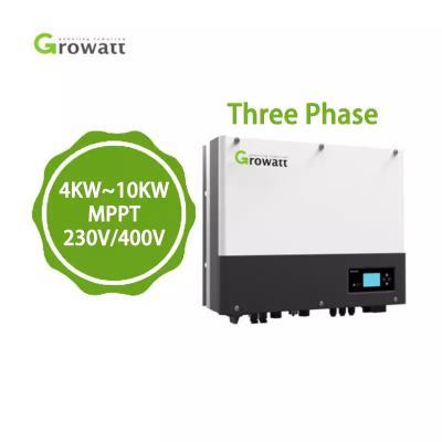 Cina Growatt Hybrid Inverters Sph7000tl3-bh-up 4kw 5kw 6kw 7kw 8kw 10kw Three Phase Grid Tie Solar Energy Inverter in vendita