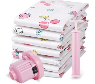 China Zipper Sealed 7um Vacuum Storage Compression Bag for sale