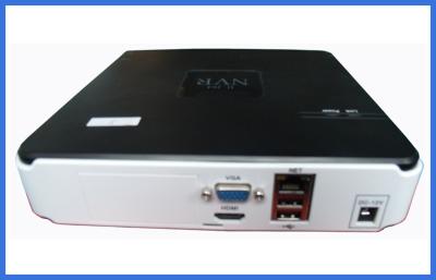 中国 Portable 4 - Ch NVR Network Video surveillance Recorder for companies , police station 販売のため