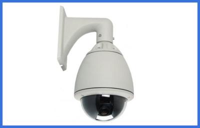 Cina Audio colore bianco della macchina fotografica di rete di analogo PTZ dell'AMICO/NTSC, macchine fotografiche della cupola del ptz in vendita
