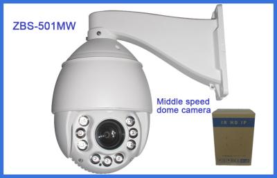 Cina IP66 macchina fotografica a 5 pollici 720P del IP della velocità media la mini PTZ ha fuso sotto pressione la visione notturna 120M dell'alloggio in vendita