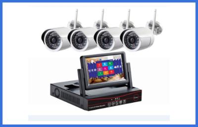 中国 実時間無線屋外 CCTV のカメラのキット 4PCS Onvif H.264 4CH 販売のため