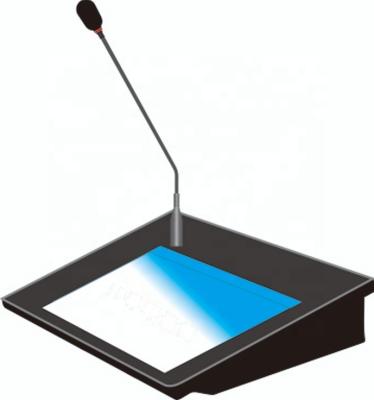 China Desktop IP Microphone IP Network PA System With 7 Inch Touch Screen for sale