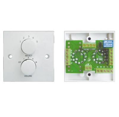 China 30W White Color Sensitive Efficient Volume Controller PC Material Volume Adjustment for sale