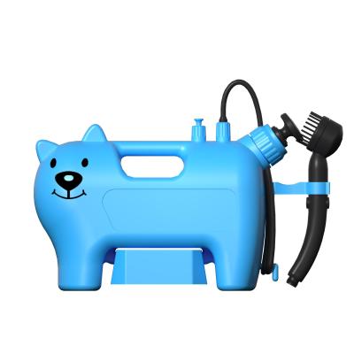 China Customised Dog Wash Sprayer Brush Pet Portable Dog Grooming Station for sale